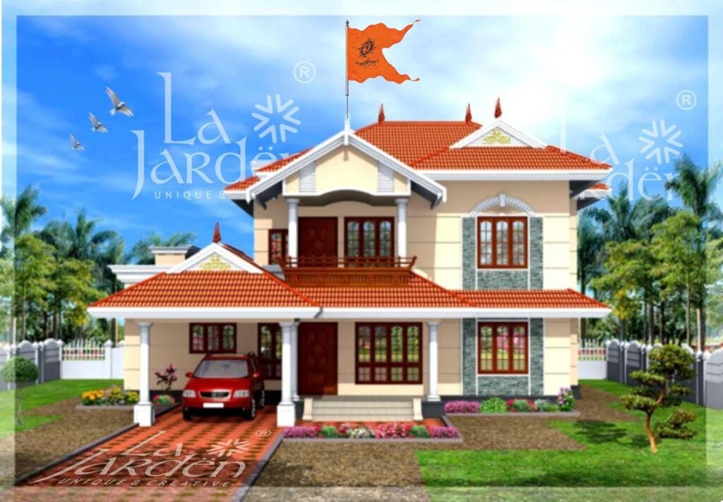 La Jarden Bhagwa, Flag, Aum & Jai Shri Ram printed on silky satin ...